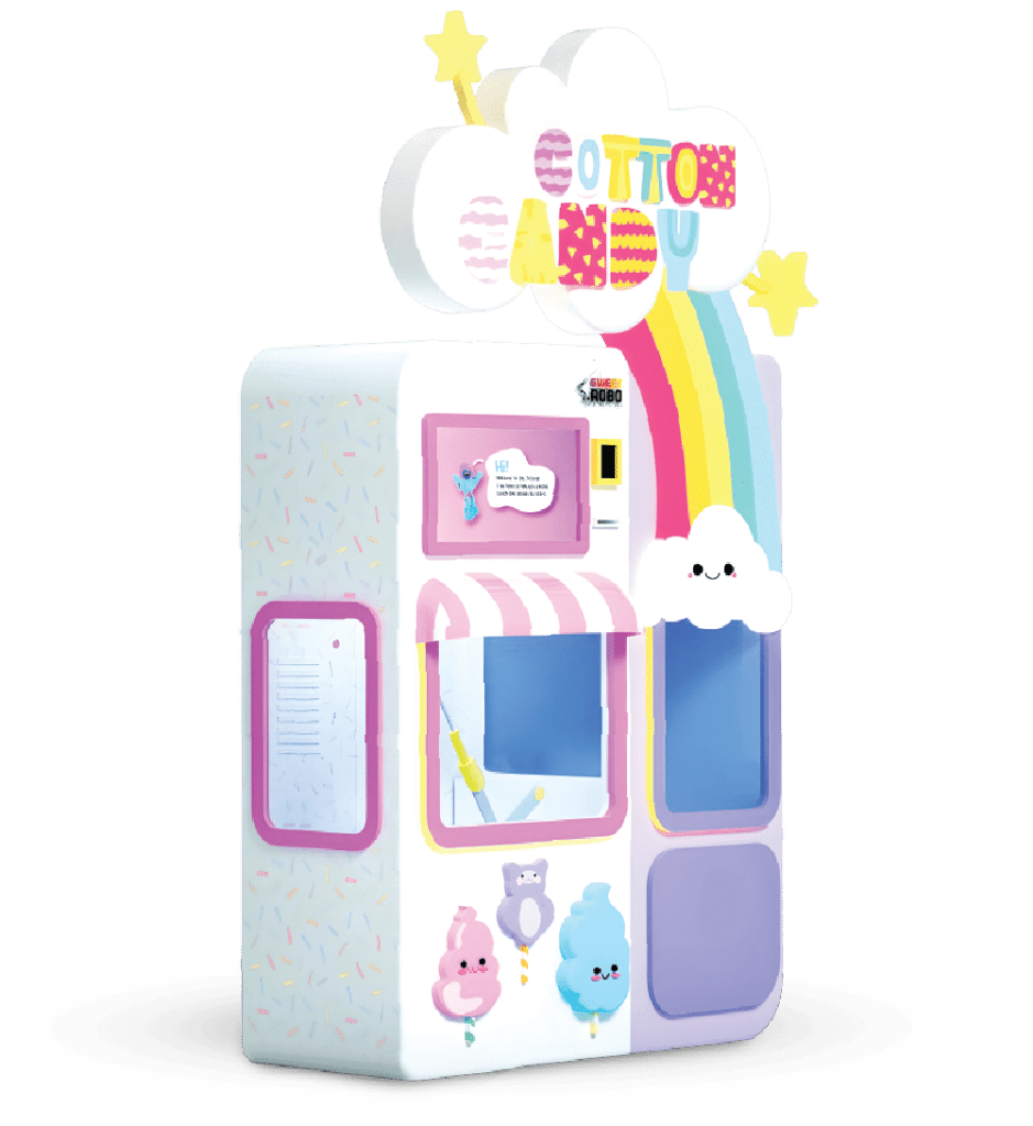 Cotton Candy Vending Machine | Cotton Candy Machine for Sale | Sweetrobo